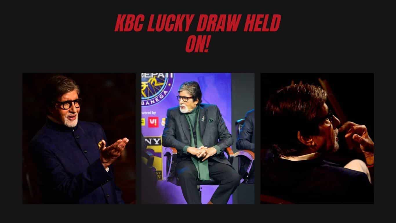 KBC lottery number check online 2023 official op